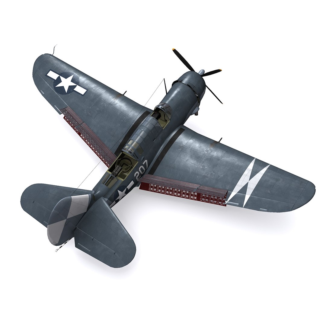 3d helldiver bomber model