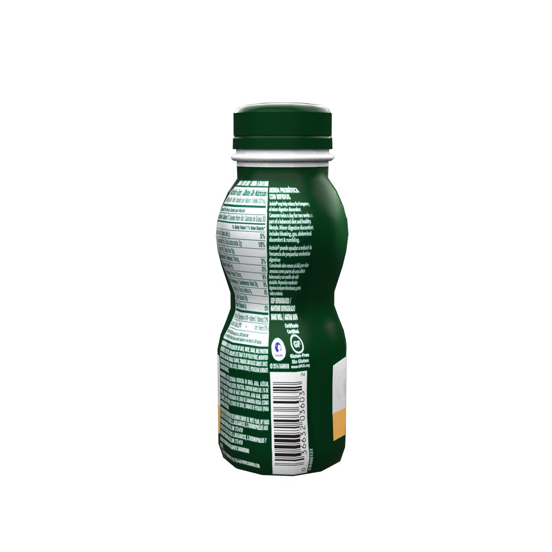 3D Activia Bottle LOW-POLY - TurboSquid 2352178