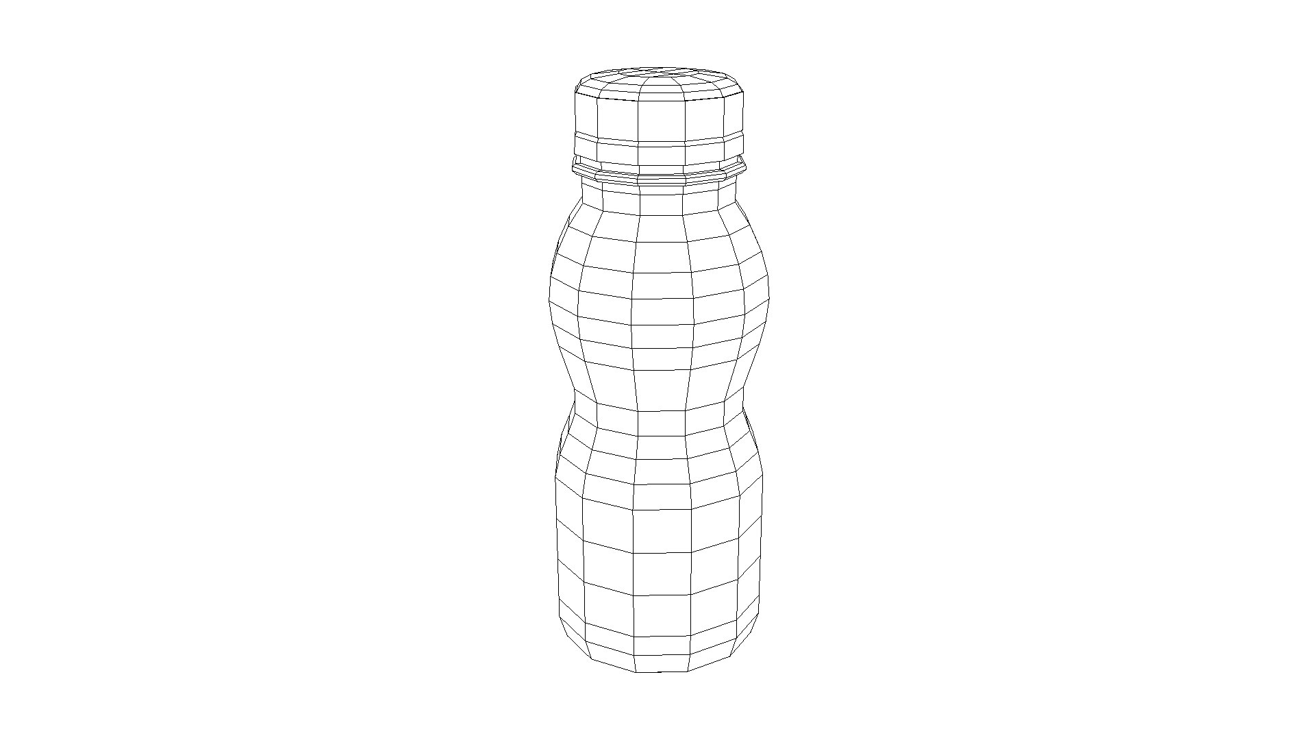 3D Activia Bottle LOW-POLY - TurboSquid 2352178