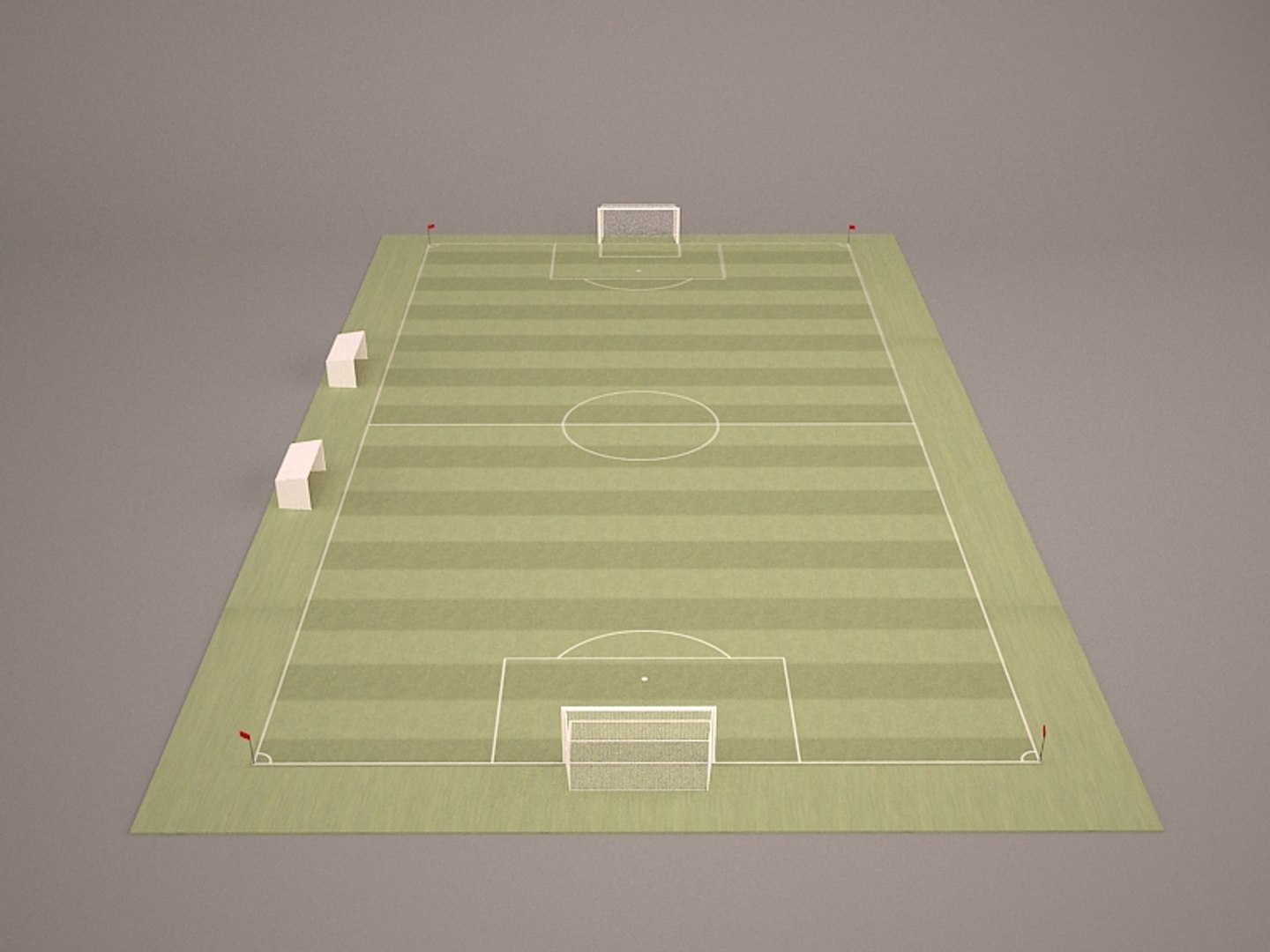 Football Soccer Stadium Pitch 3D Model - TurboSquid 1481817