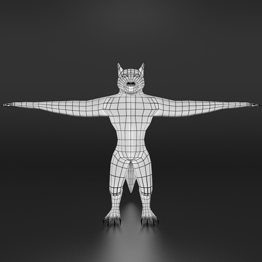 Werewolf Base Mesh 3D Model - TurboSquid 1475024