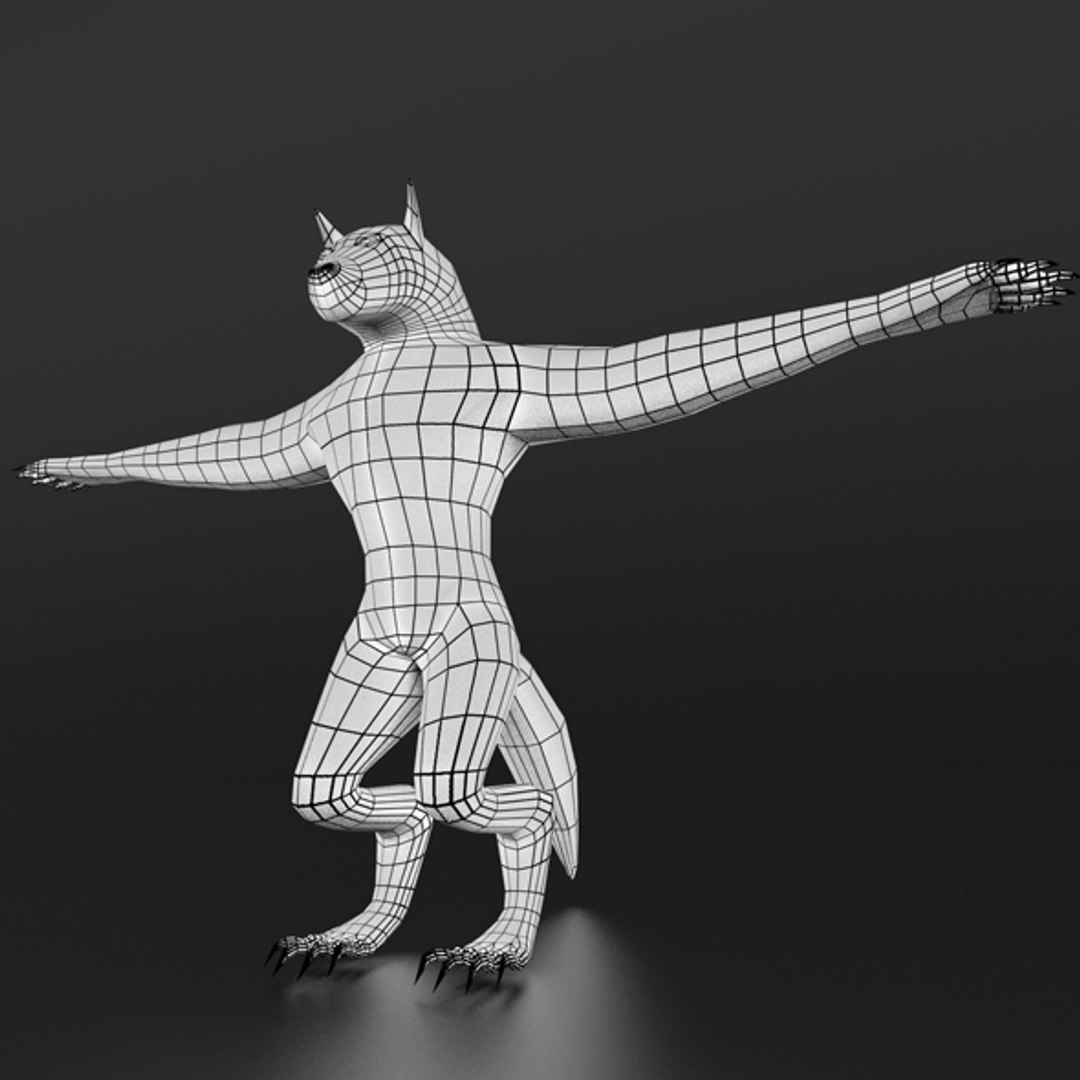 Werewolf Base Mesh 3D Model - TurboSquid 1475024