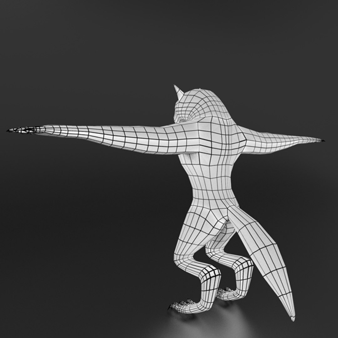 Werewolf Base Mesh 3D Model - TurboSquid 1475024
