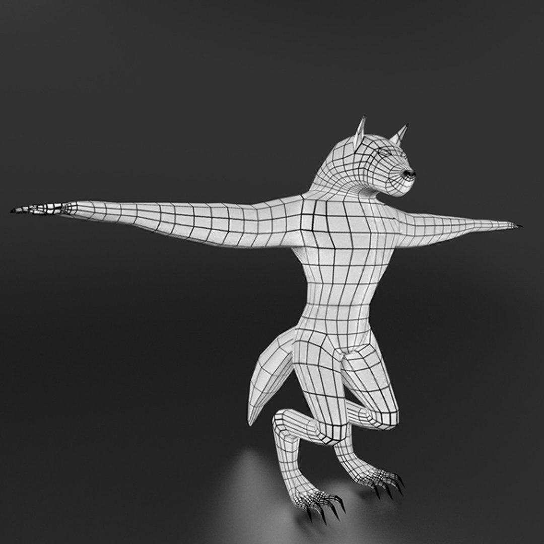 Werewolf Base Mesh 3D Model - TurboSquid 1475024