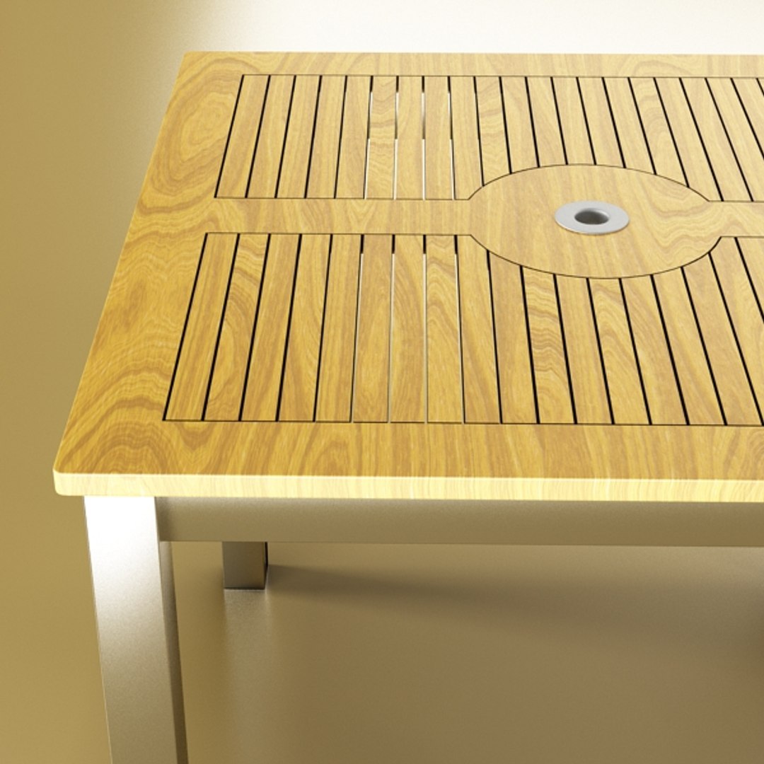 3d Model Outdoor Table