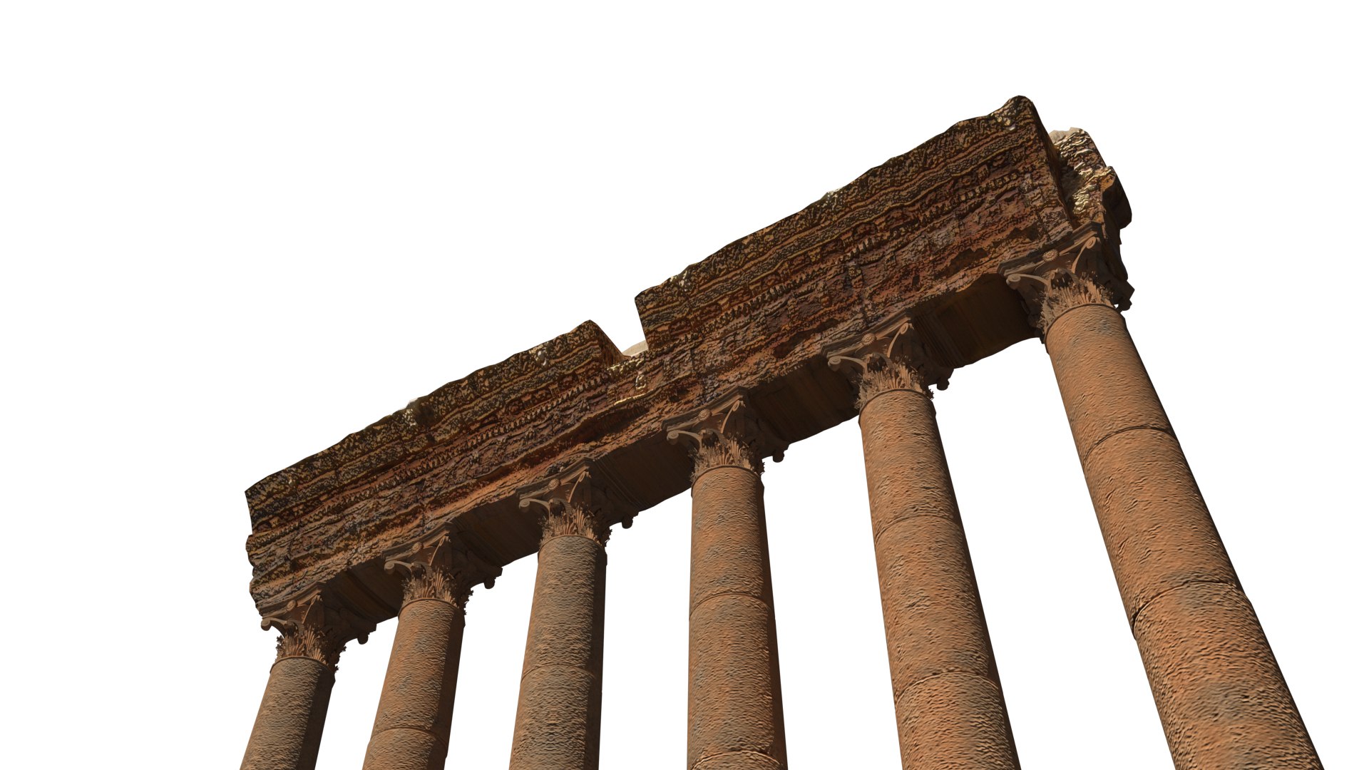 3D Temple Jupiter Baalbek Model - TurboSquid 1328631