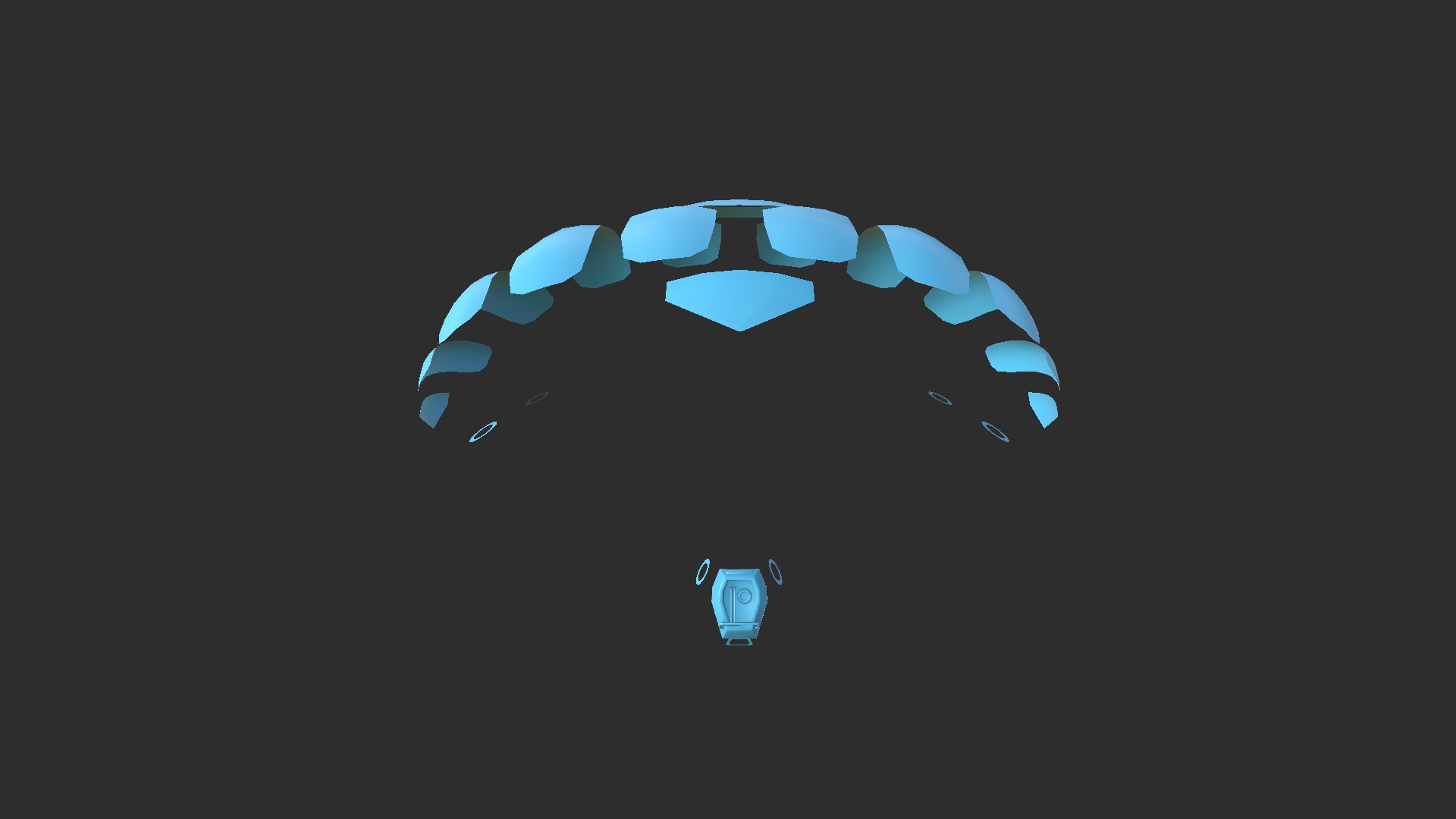 3D Scifi Parachute A09 Projection - Character Accessories Design ...