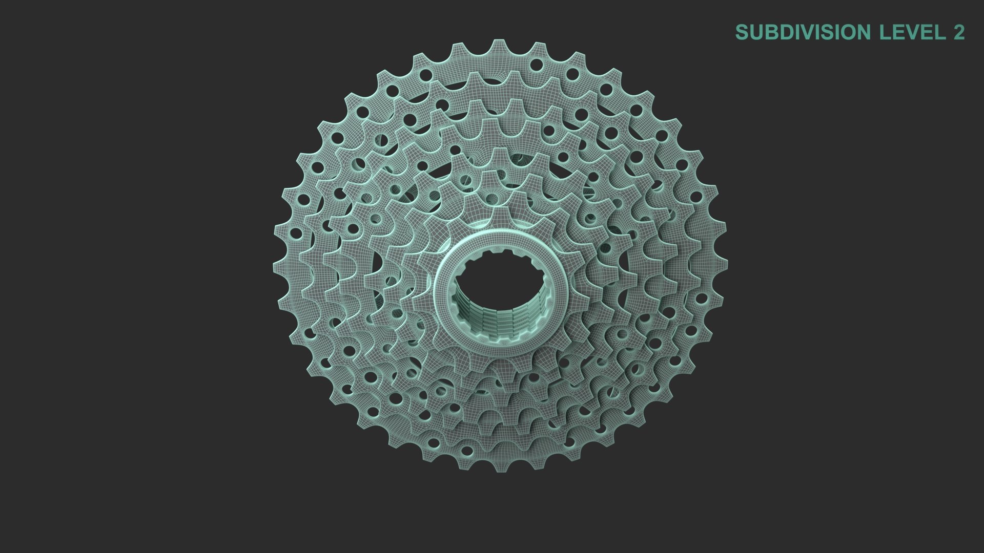 3D Mountain Bike Flywheel model - TurboSquid 2066054