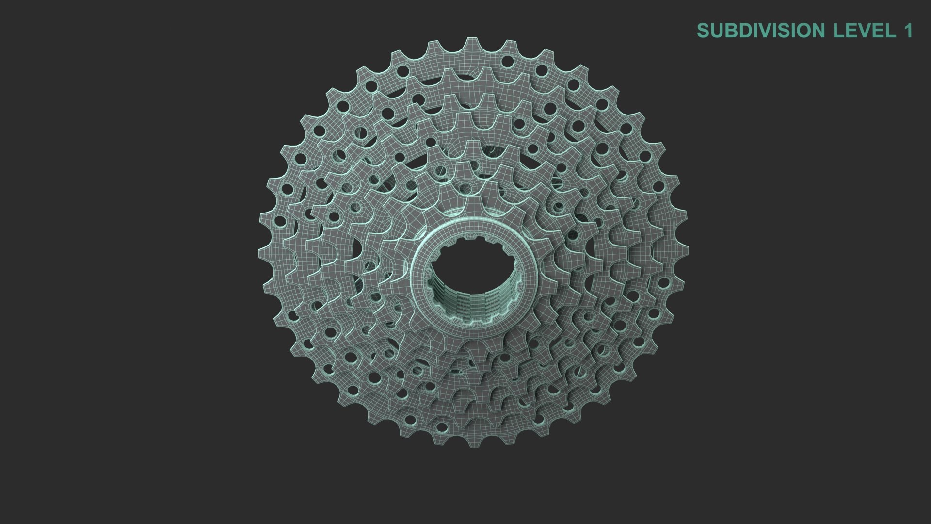 3D Mountain Bike Flywheel model - TurboSquid 2066054