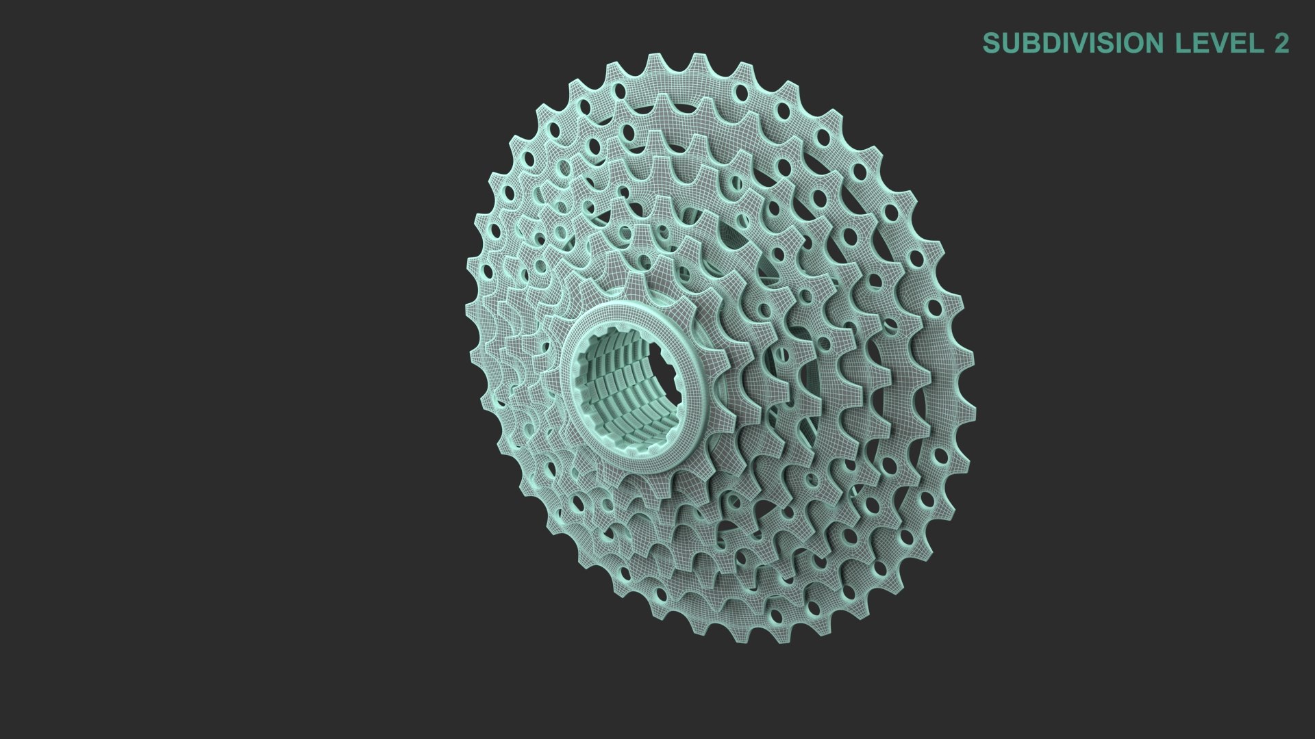 3D Mountain Bike Flywheel model - TurboSquid 2066054