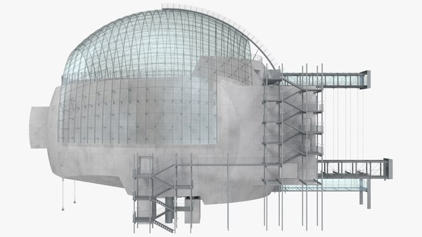 3D The Sphere Movie Theatre - TurboSquid 1775663