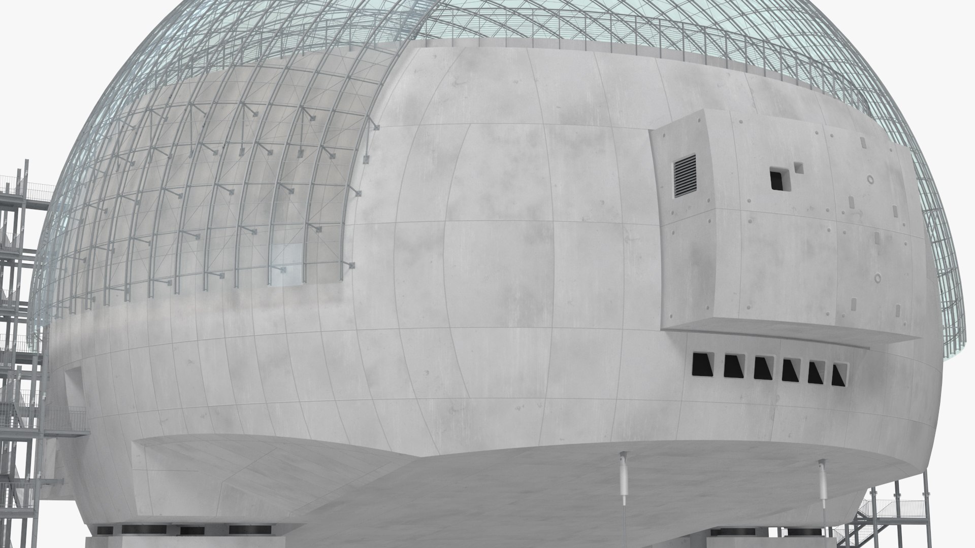 3D The Sphere Movie Theatre - TurboSquid 1775663