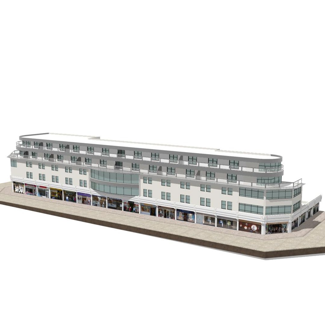 3d Model Of Hotel 1
