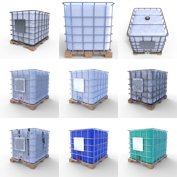 Ibc container pack 3D model - TurboSquid 1528813