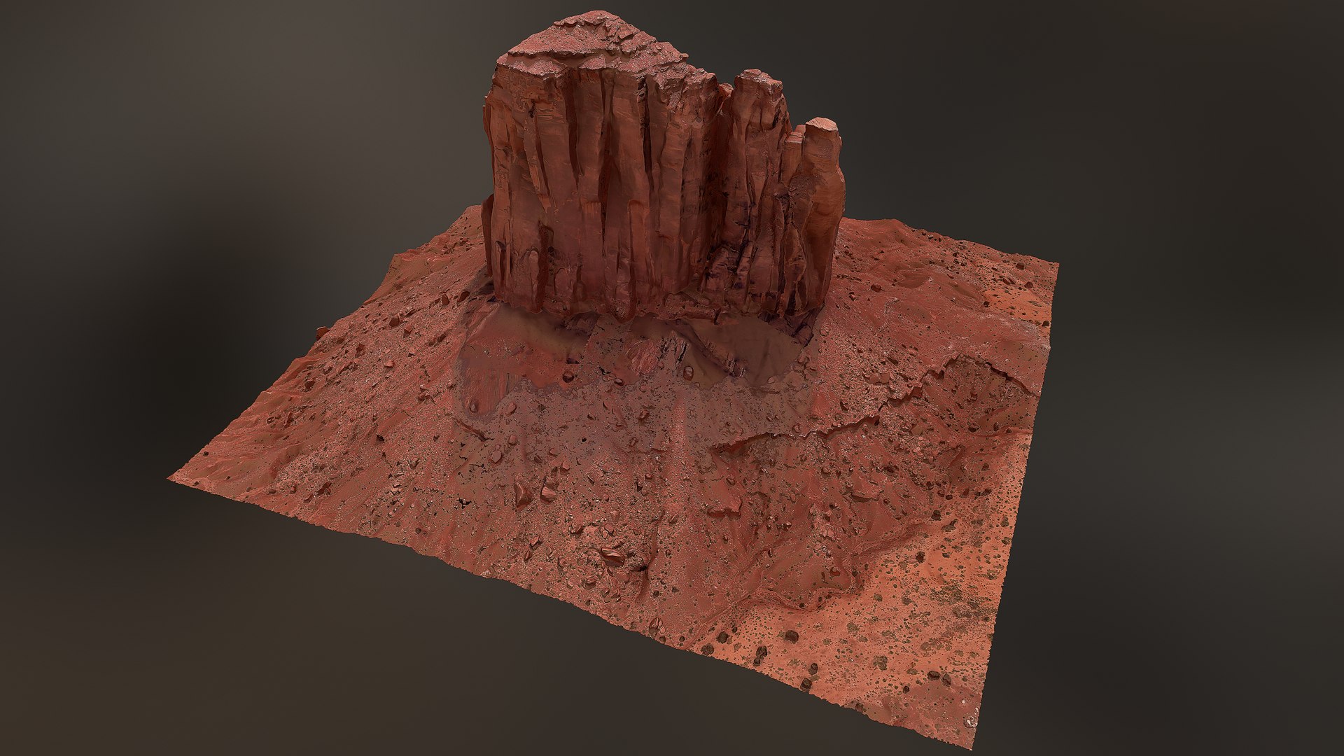 Modello 3D Canyon Cliff B - Scan - TurboSquid 2525565