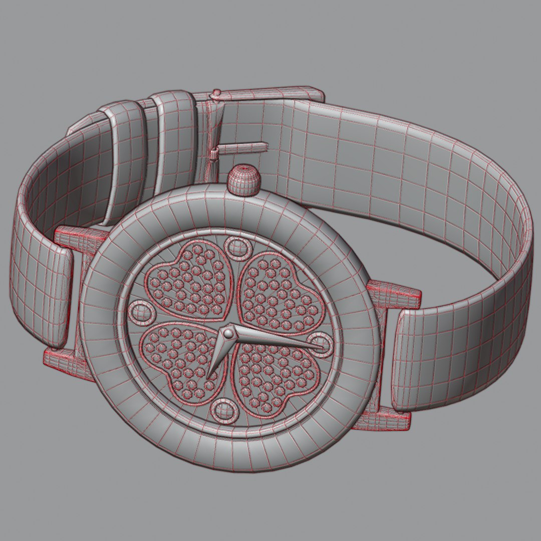 Watch Hearts 3D Model - TurboSquid 2080101