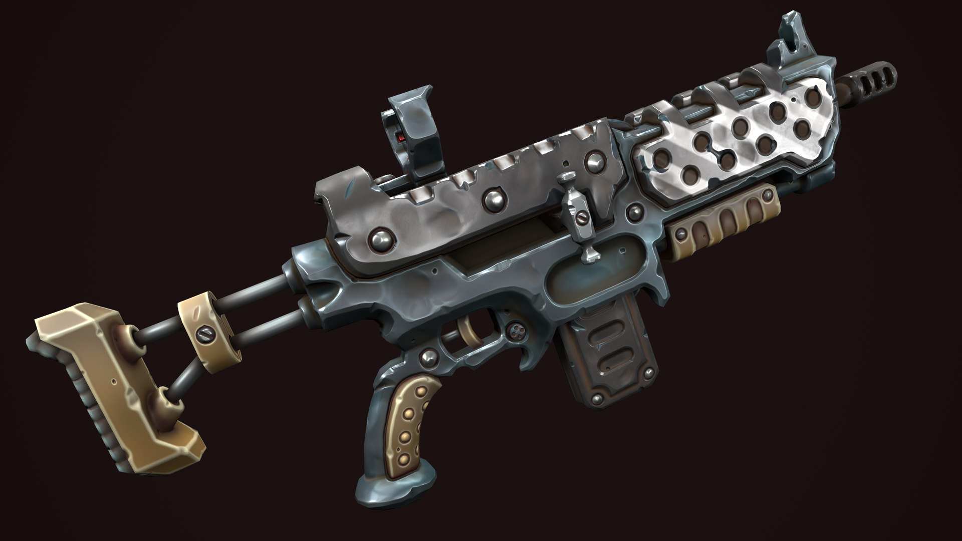 Combat Assault Rifle Model - TurboSquid 2248012