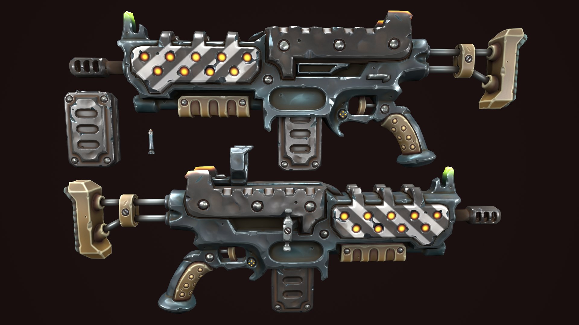 Combat Assault Rifle Model - TurboSquid 2248012