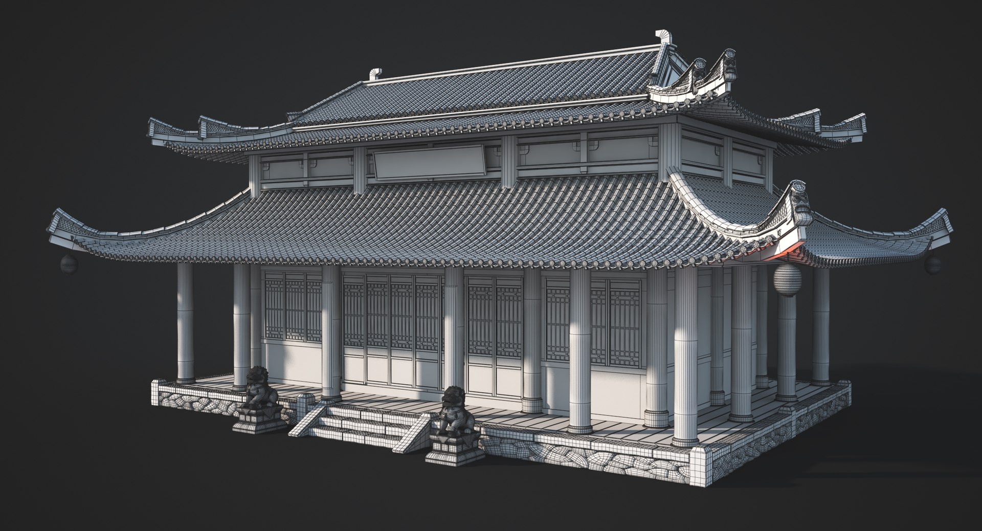 Imperial Chinese House Model - TurboSquid 1313278