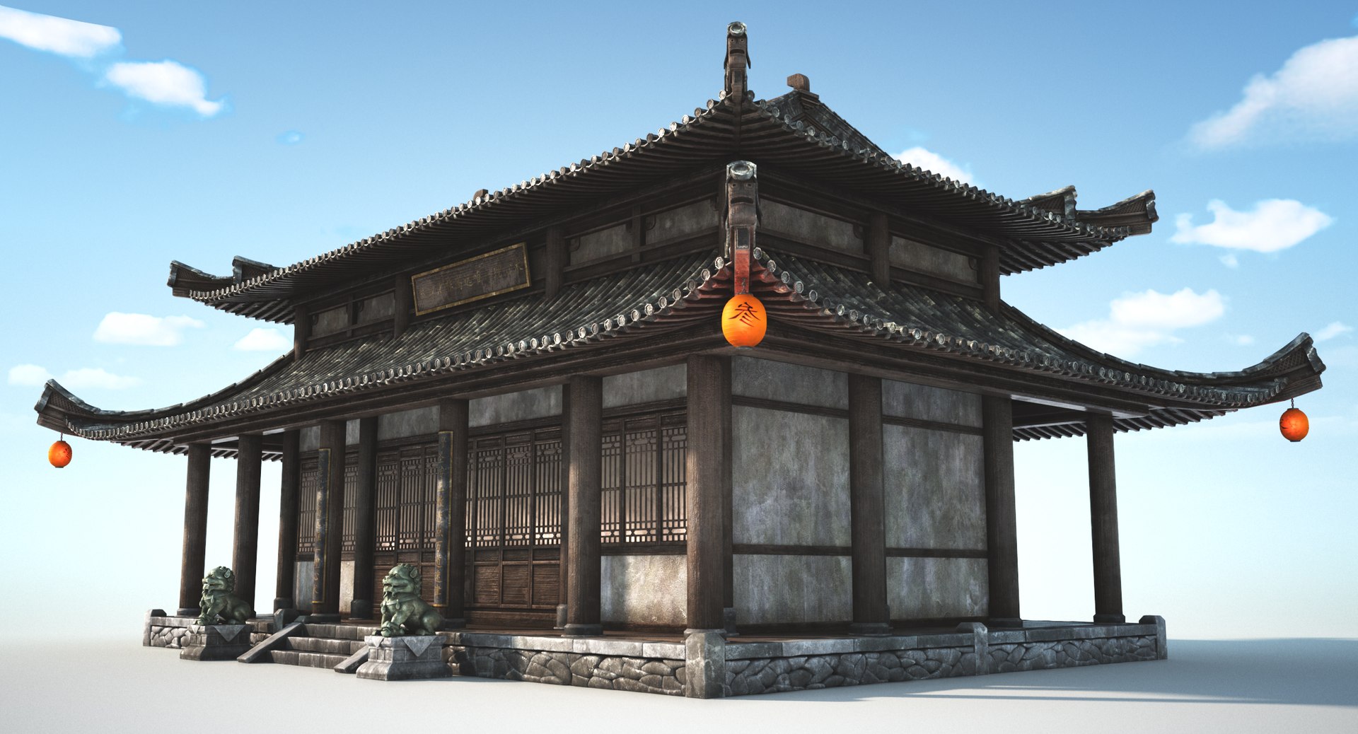 Imperial Chinese House Model - TurboSquid 1313278