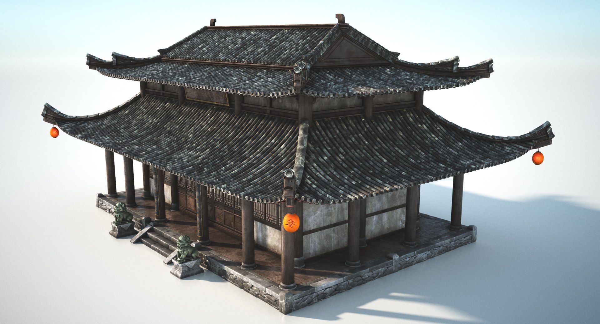 Imperial Chinese House Model - TurboSquid 1313278