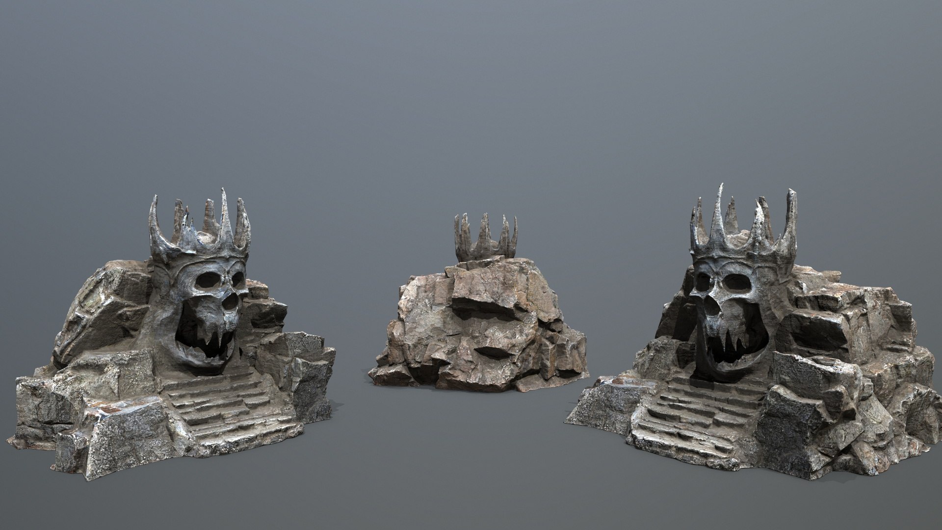 3D Skull Cave - TurboSquid 2368110