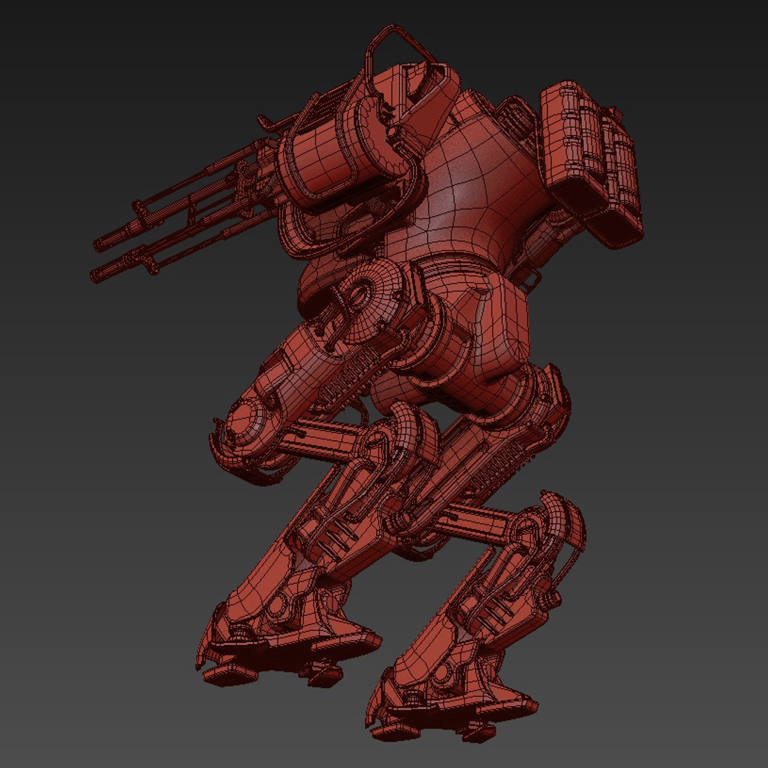 3D Robot Rocket Launcher - TurboSquid 1243234