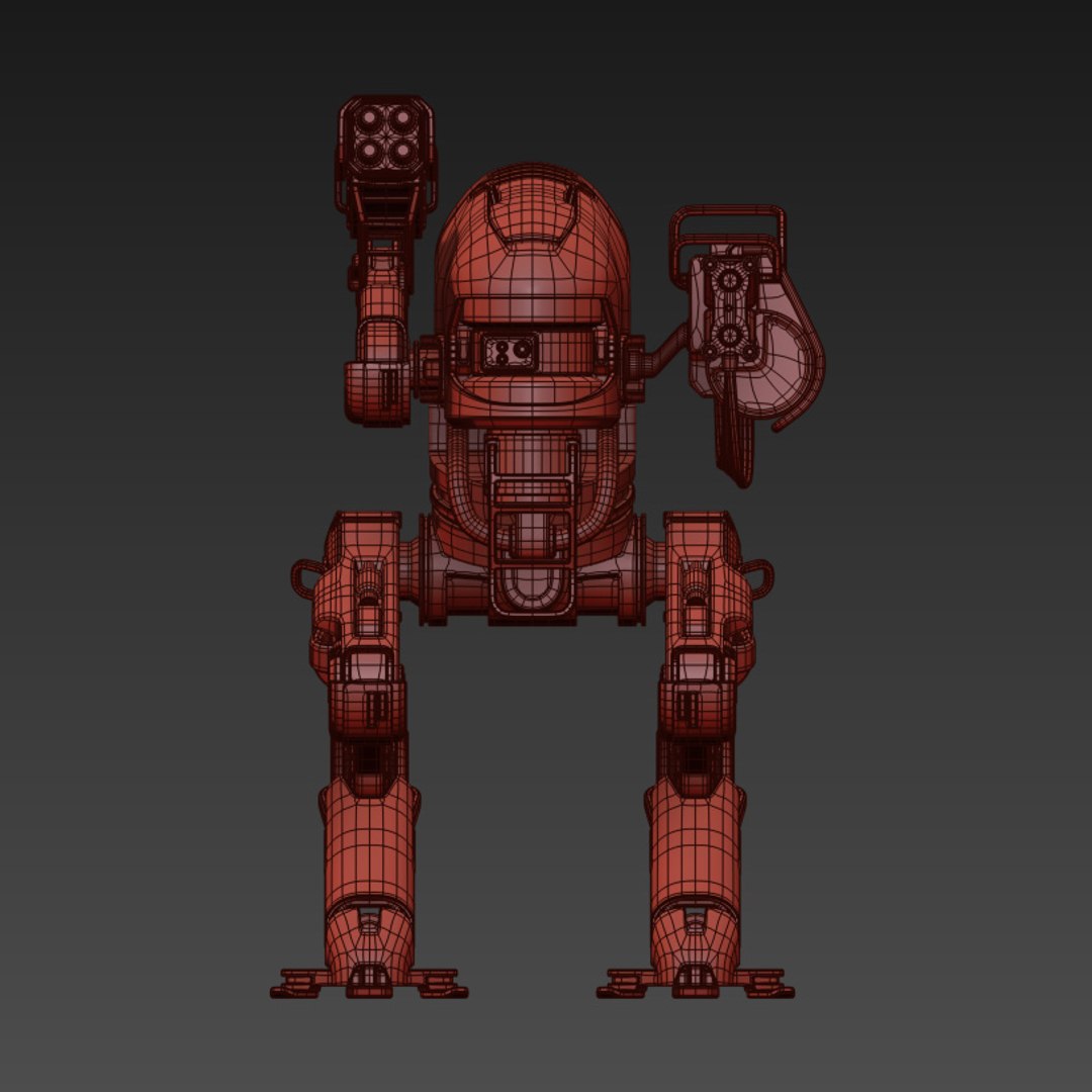 3D Robot Rocket Launcher - TurboSquid 1243234