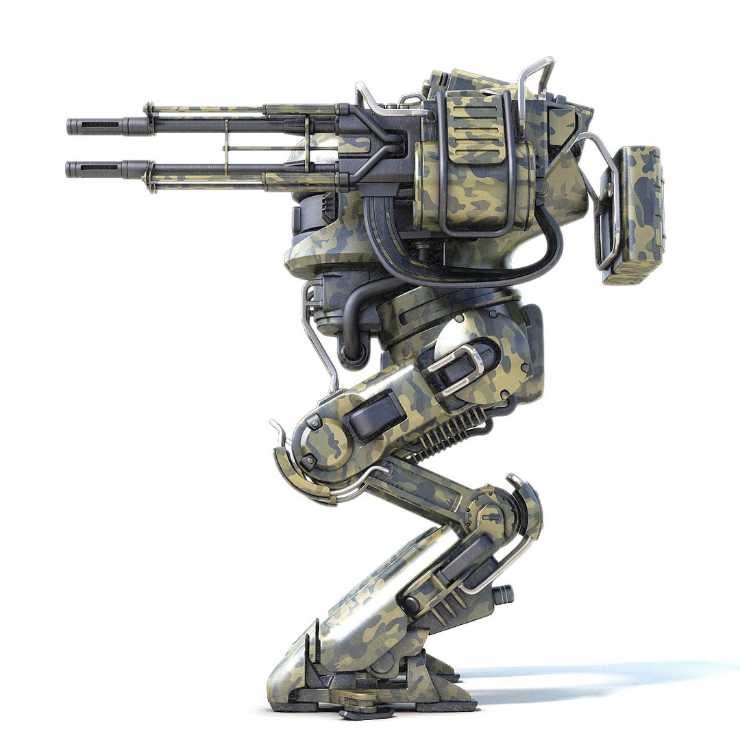 3D Robot Rocket Launcher - TurboSquid 1243234