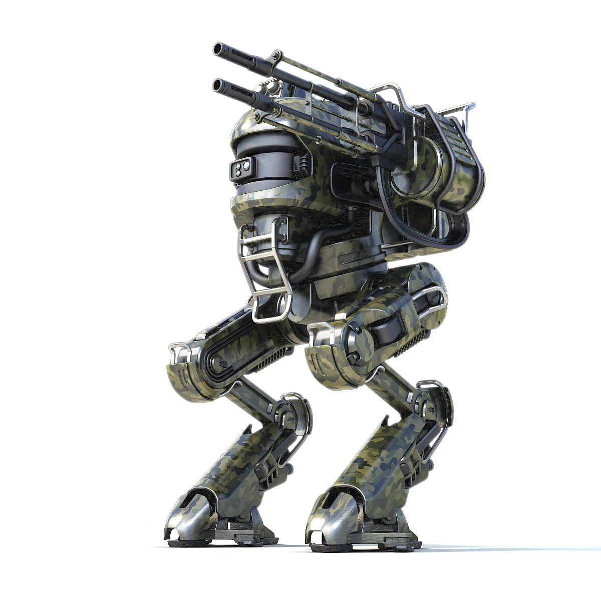 3D robot rocket launcher - TurboSquid 1243234