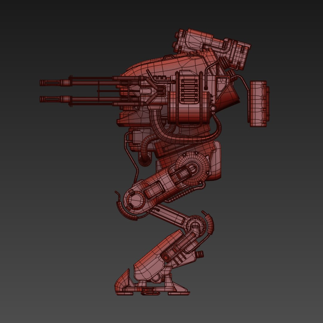 3D Robot Rocket Launcher - TurboSquid 1243234