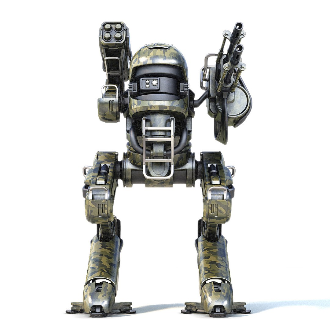 3D Robot Rocket Launcher - TurboSquid 1243234