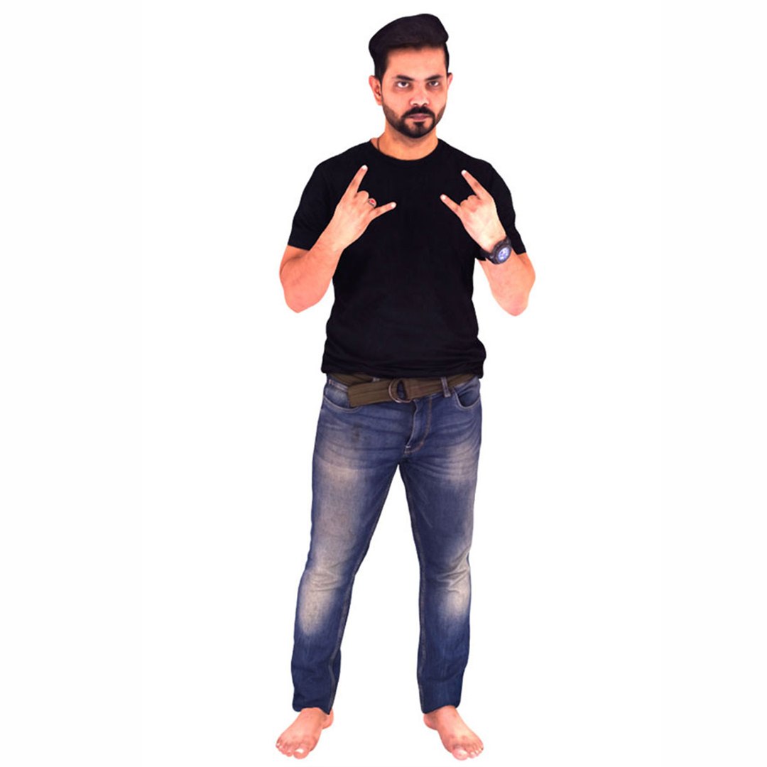 3D Man Standing With Action Model - TurboSquid 2029833