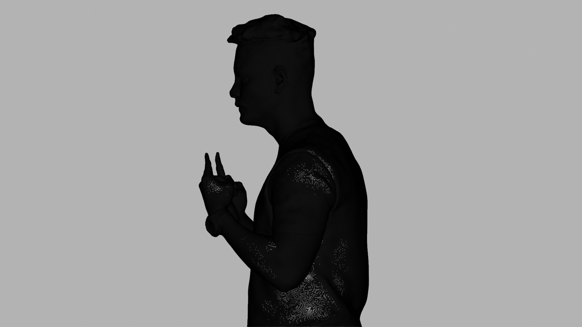 3D Man Standing With Action Model - TurboSquid 2029833