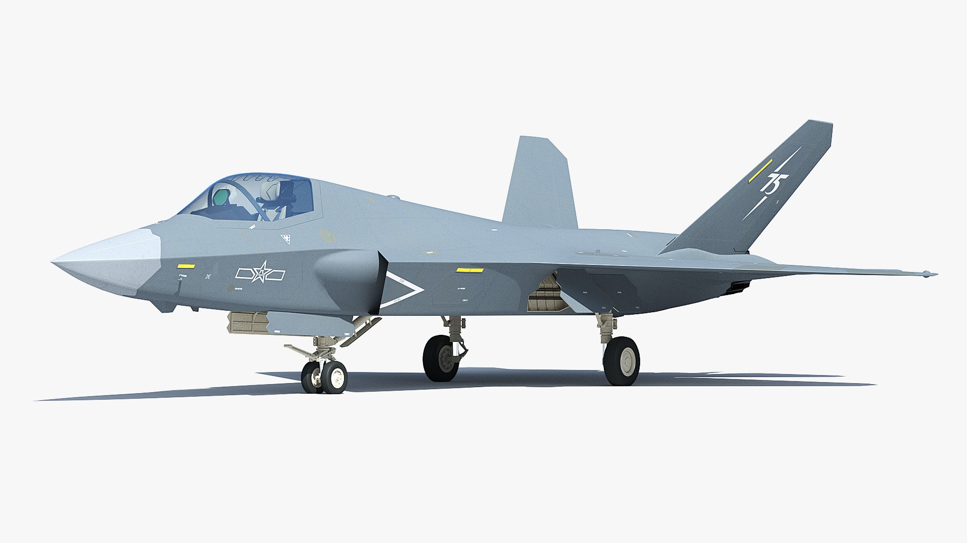 J-35A 2024 China International Aviation Aerospace Exhibition 3D Model ...