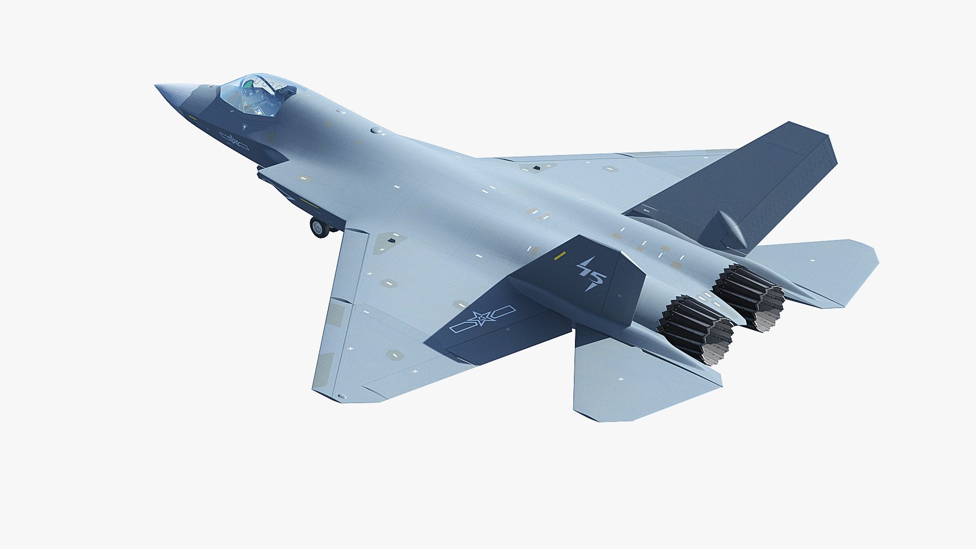 J-35A 2024 China International Aviation Aerospace Exhibition 3D Model ...