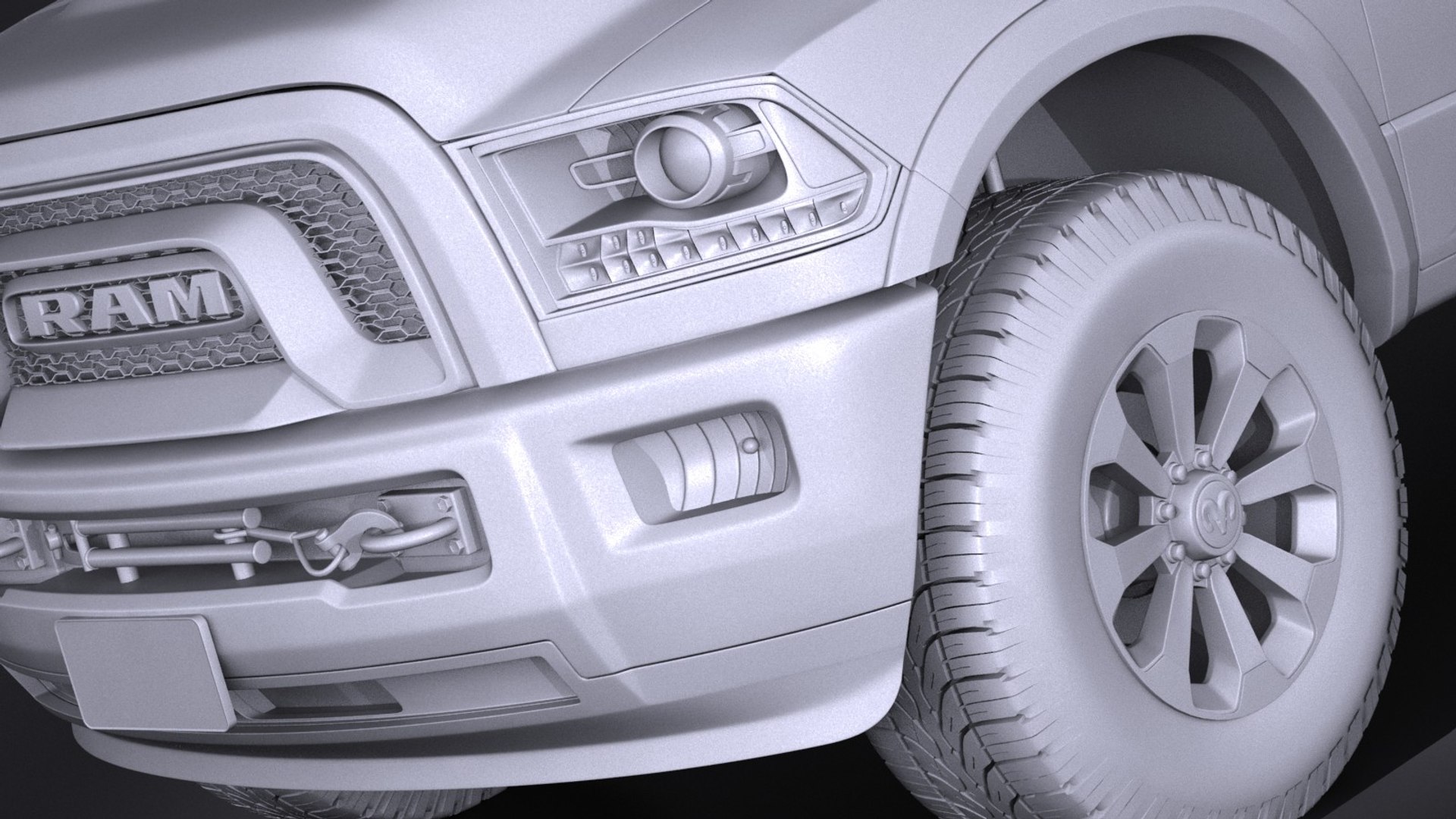 Dodge Ram 2500 3d Model
