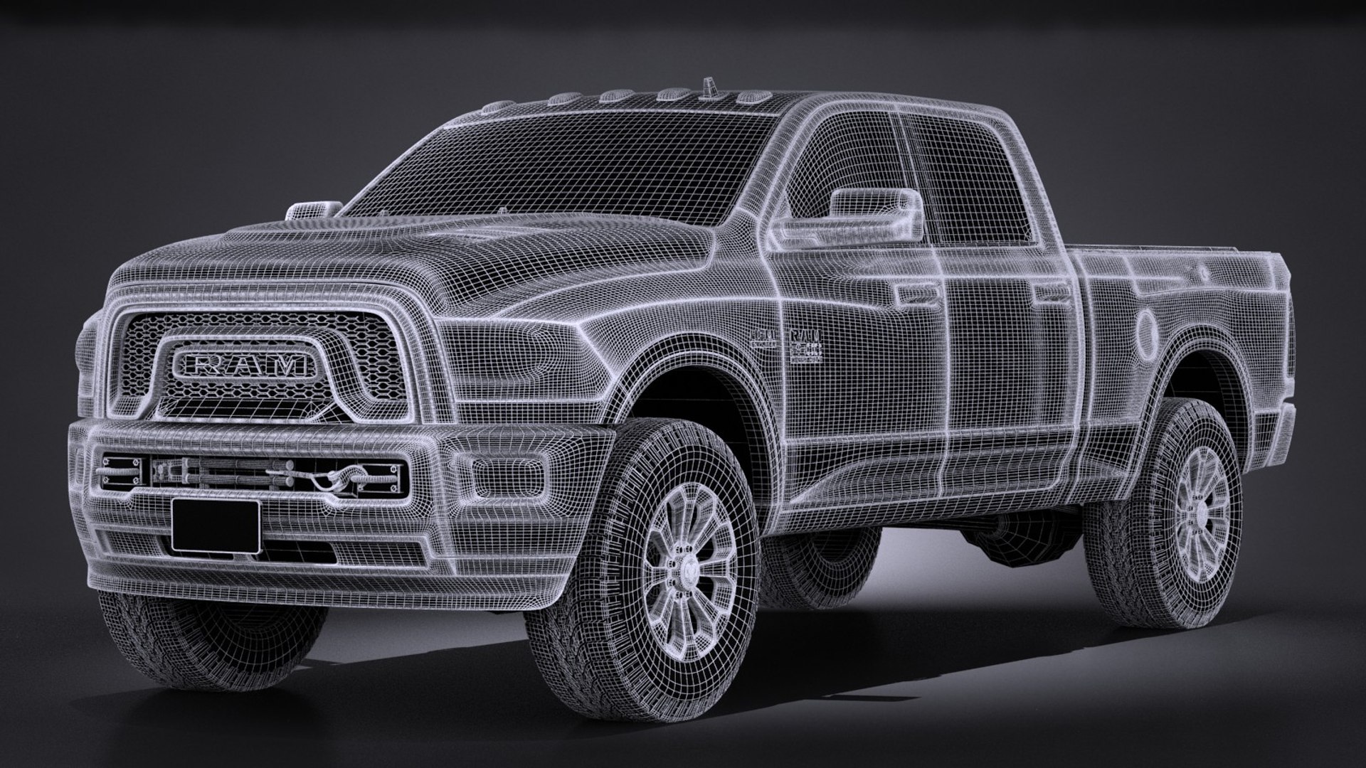 Dodge Ram 2500 3d Model