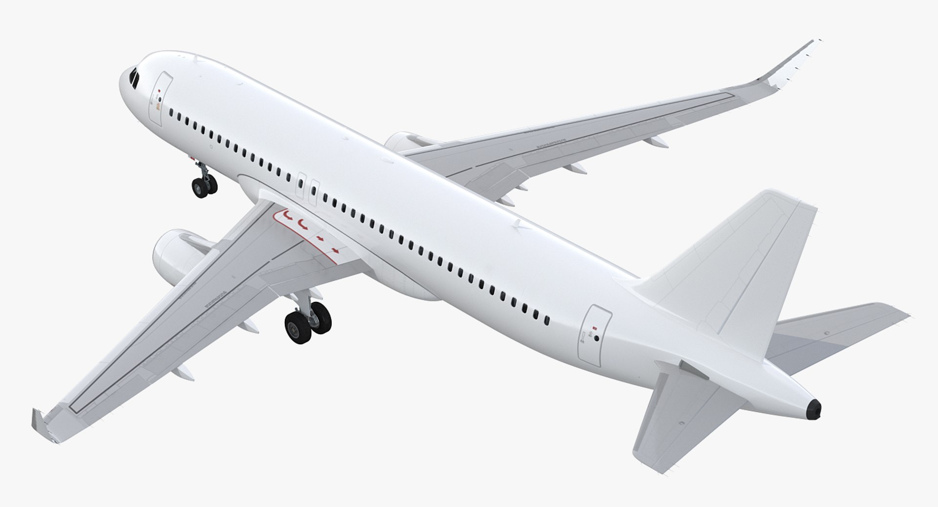 3D Airbus A320neo Simple Interior - TurboSquid 1348206