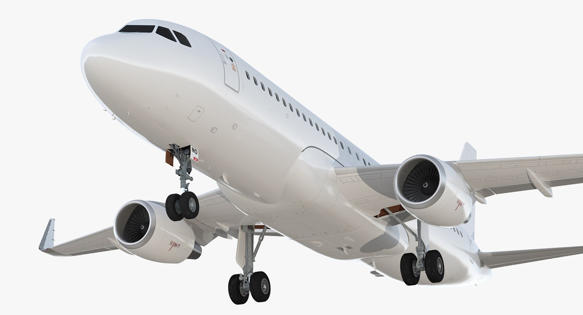 3D airbus a320neo simple interior - TurboSquid 1348206
