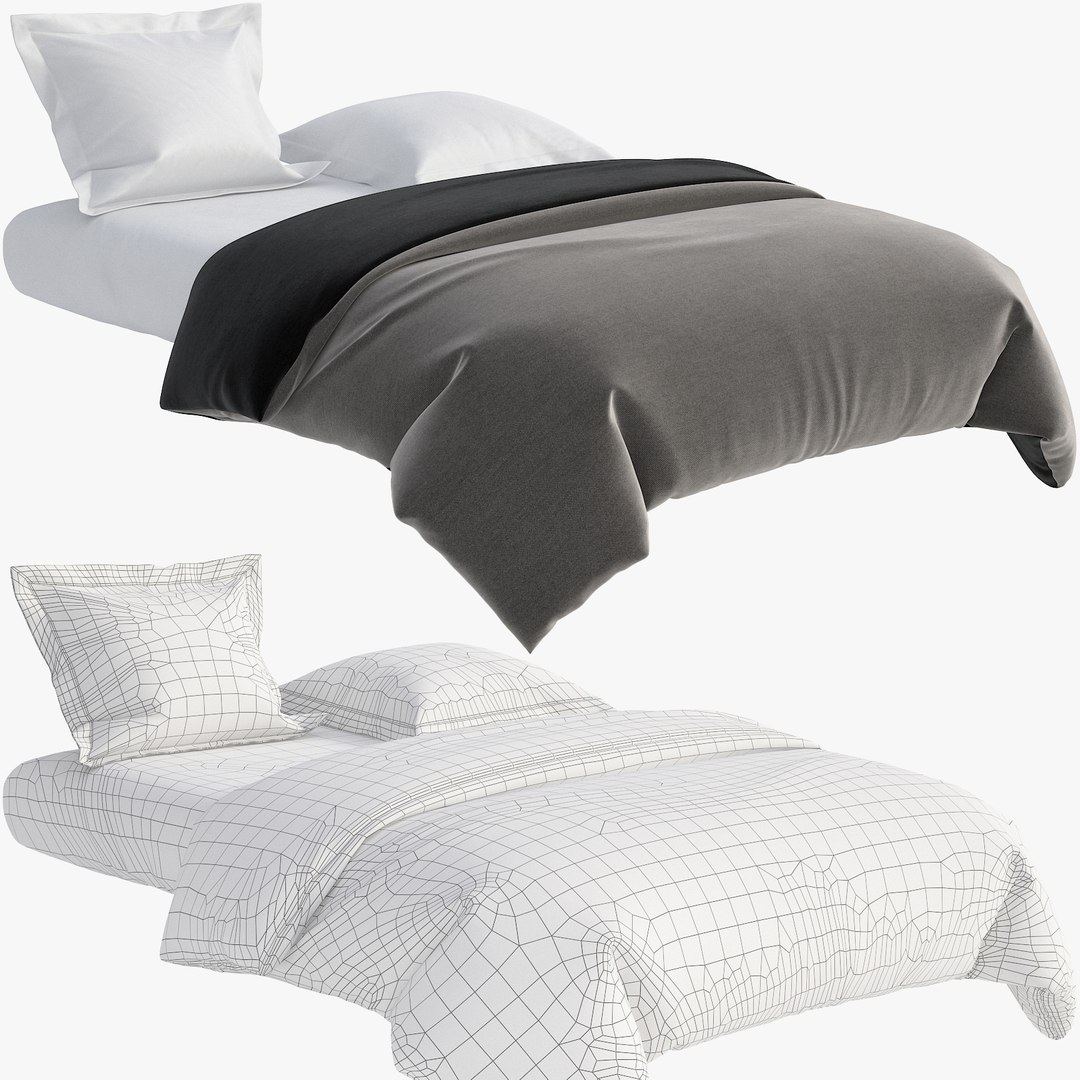 Photorealistic Bed 070 3D Model - TurboSquid 1886204