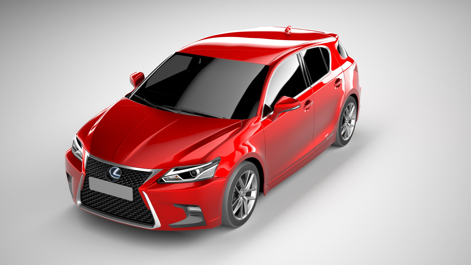 Lexus ct 200h model - TurboSquid 1515298