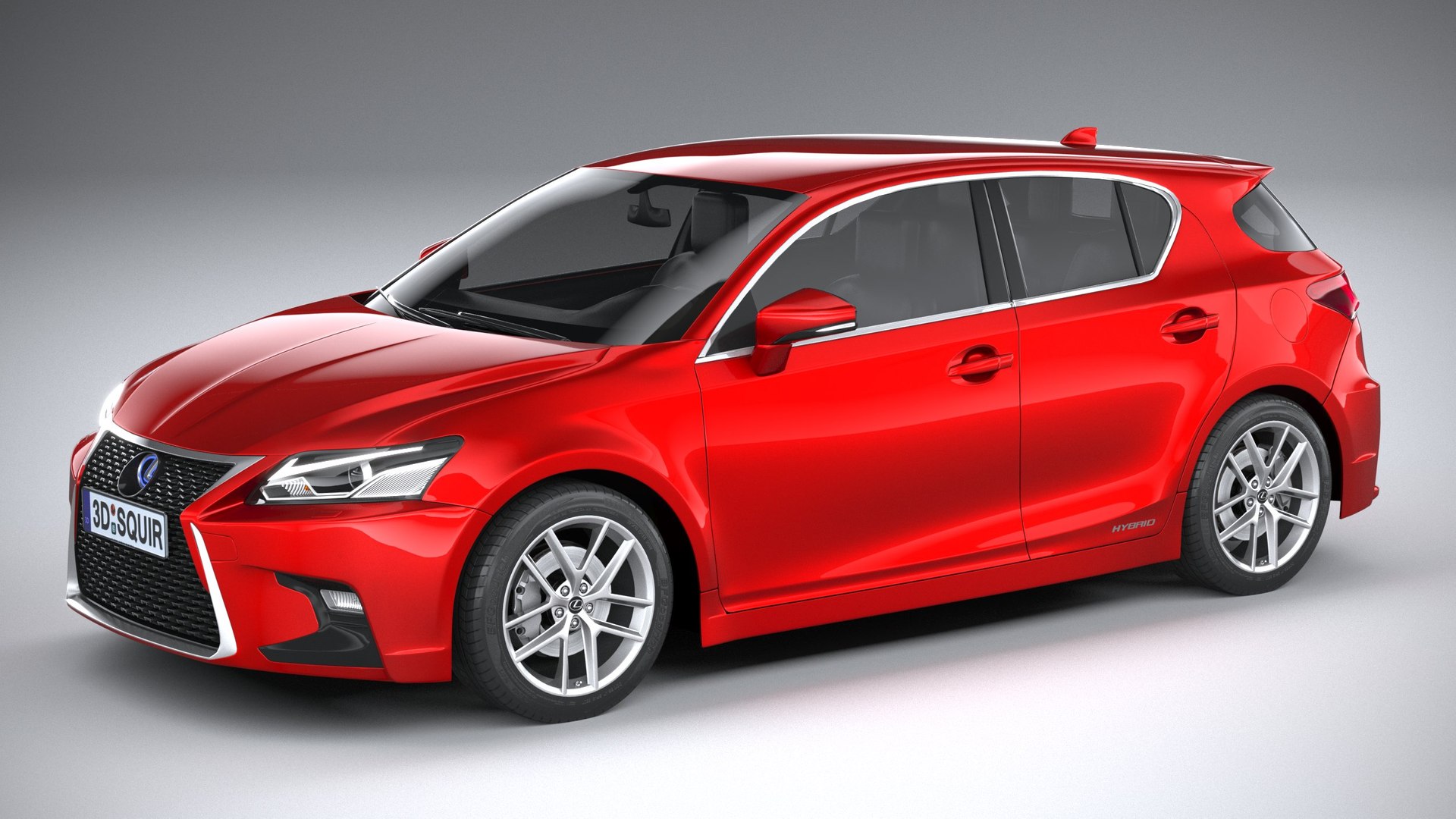 Lexus ct 200h model - TurboSquid 1515298