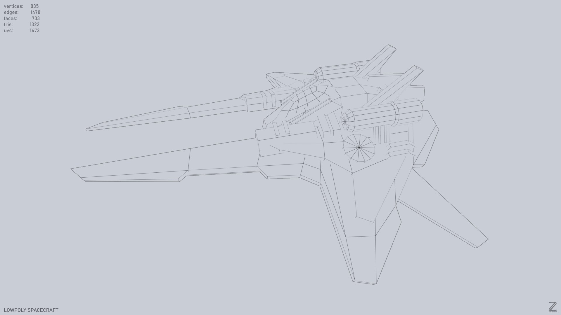 Low Poly Spacecraft 3D Model - TurboSquid 2239566