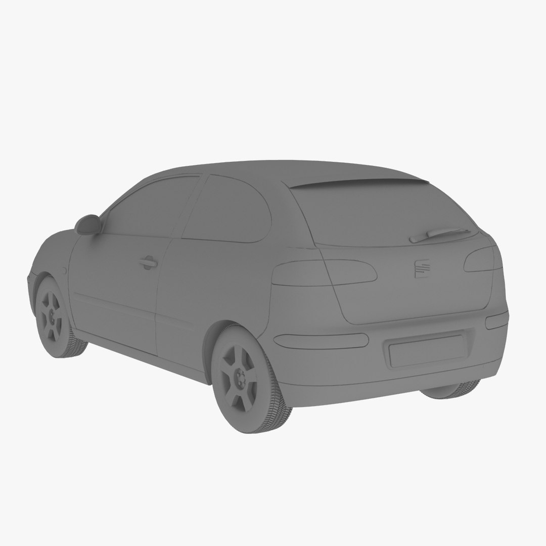 3d Model Seat Ibiza 2008