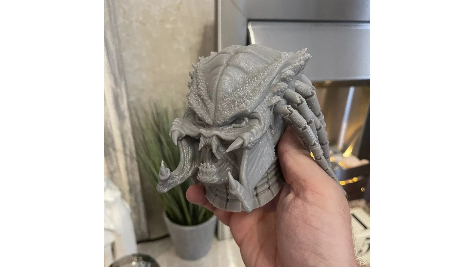 Predator Head With Dreadlocks STL 3D Print Files 3D - TurboSquid 2275377