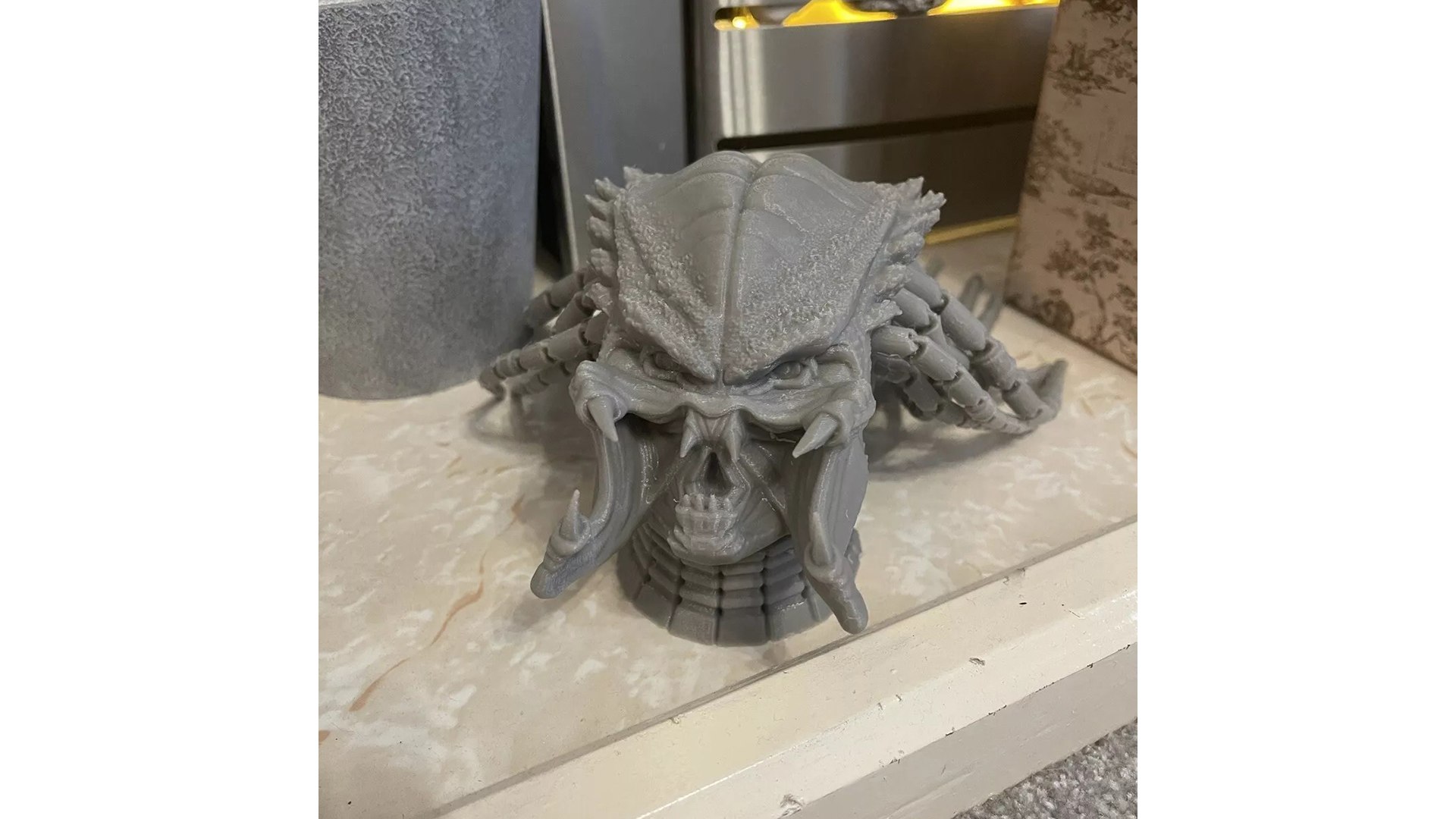 Predator Head With Dreadlocks STL 3D Print Files 3D - TurboSquid 2275377