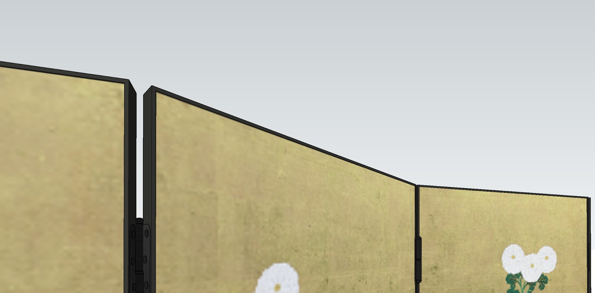 JAPANESE FOLDING SCREEN 3D Model - TurboSquid 2069953