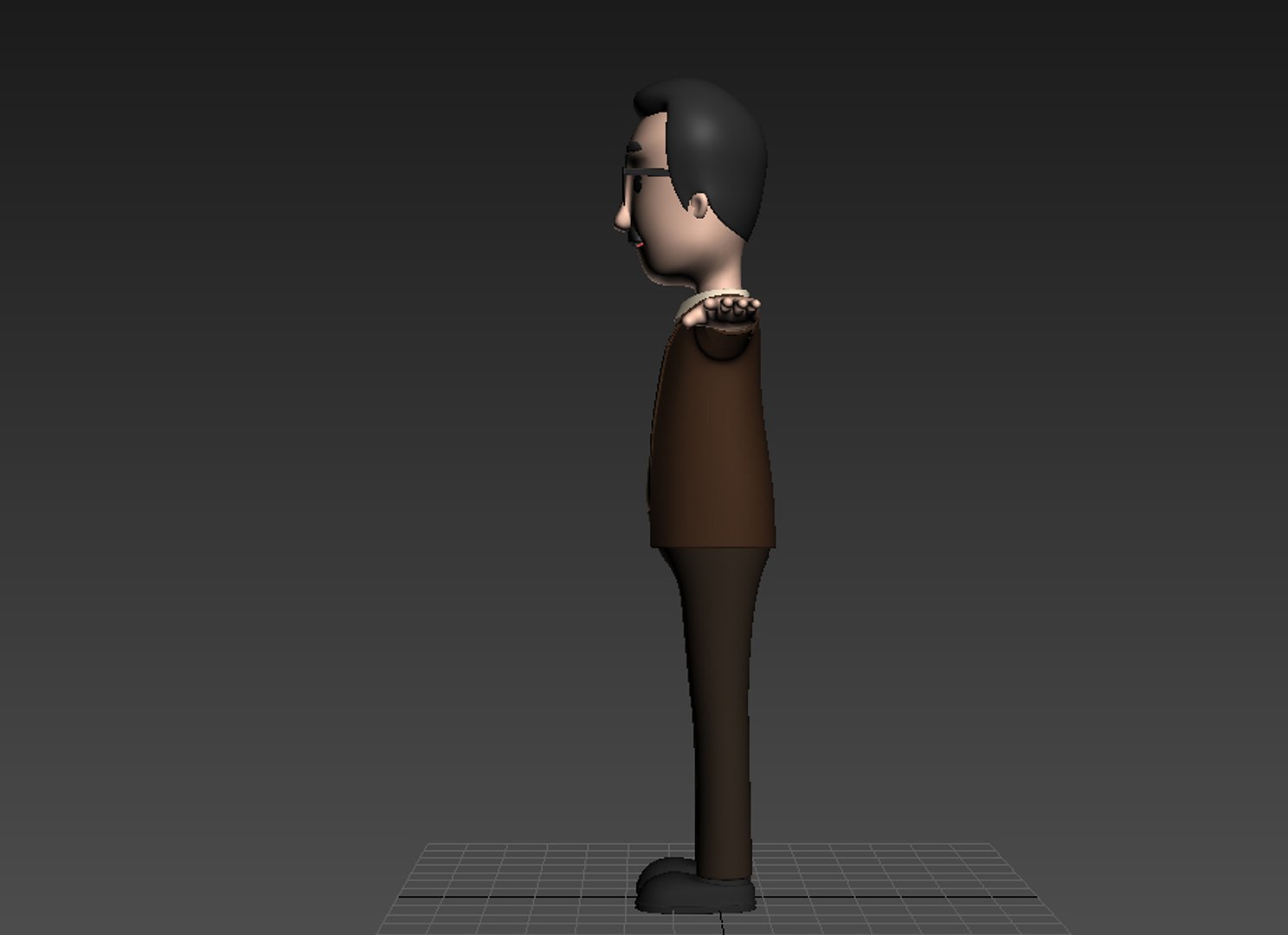 3D professor character cartoon model - TurboSquid 1336320
