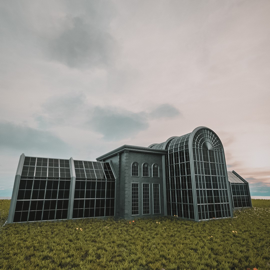 3D Model Scifi Steampunk Building Architectural - TurboSquid 1573653